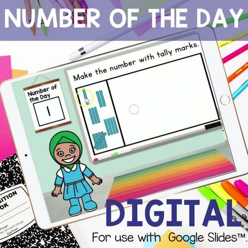 Digital Number of the Day Google Slides™ Distance Learn #1-30 270 Slides
