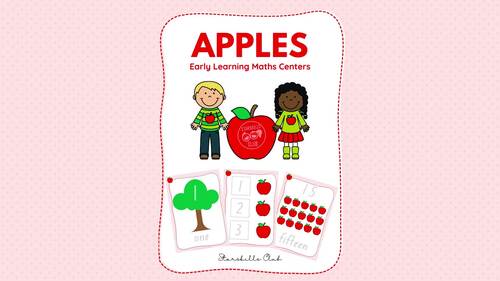 Apple Math Centers K-1 by Starskills | TPT