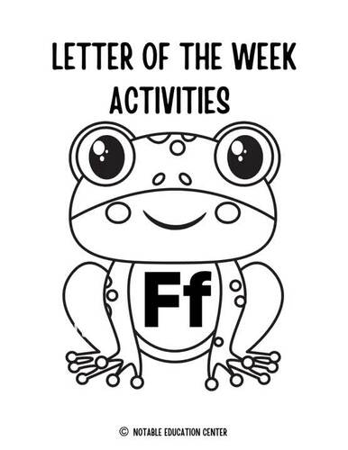 Notable's Pre-K Week 8 - 13 Lesson Plans by Notable Education Center