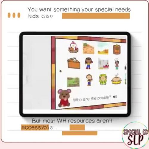WH-Questions I Fall-Themed I Boom™ Cards I (Who • What • Where) I ...