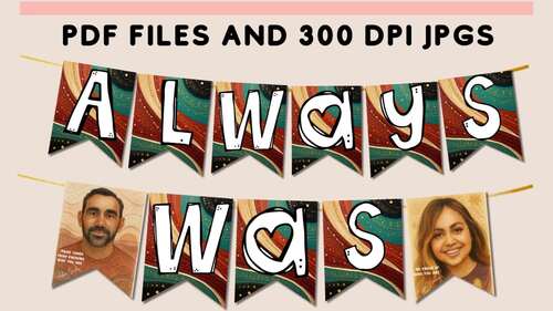 First Nations People Banner For Australia Day, Naidoc Week & National ...