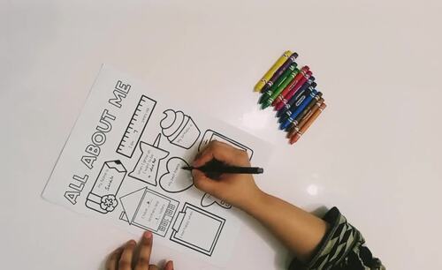 All About Me No Prep Worksheets Frist Day Week of School Activities