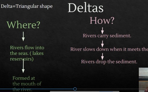 Environmental Science: How are deltas form in a landscape by Barbara ...
