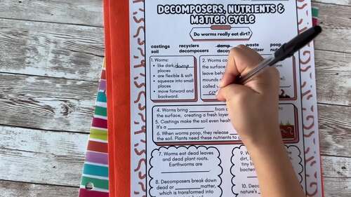 Mystery Science 5th Web of Life Lesson 4 Worksheets, Notes, Test ...