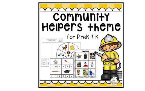Community Helpers Theme for Preschool & Kindergarten by The Measured Mom
