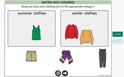 Clothing Vocabulary Activities Speech Therapy Paper Doll BOOM CARDS for ...