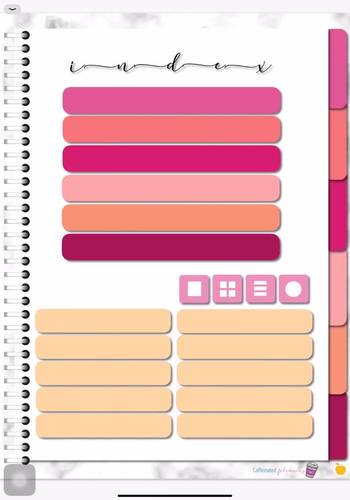 Digital Student Data Book by Caffeinated Planning | TpT