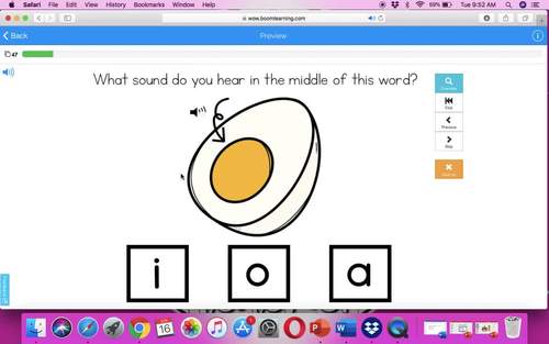 Phonemic Awareness Digital Task Cards: Middle Sound Identification ...