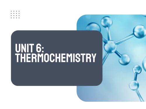 AP Chemistry Unit 6: Thermochemistry Complete Unit - BUNDLE | TPT