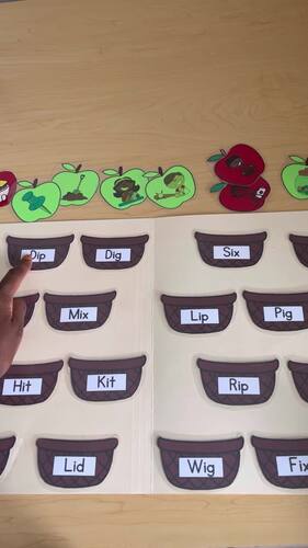 Short Vowel Apple Picking | CVC Apple Picking | Fall Phonics Fun