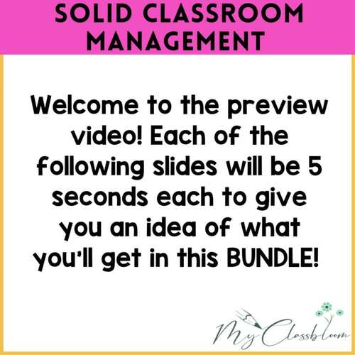 Solid Classroom Management System with 100 Procedures BUNDLE! by ...