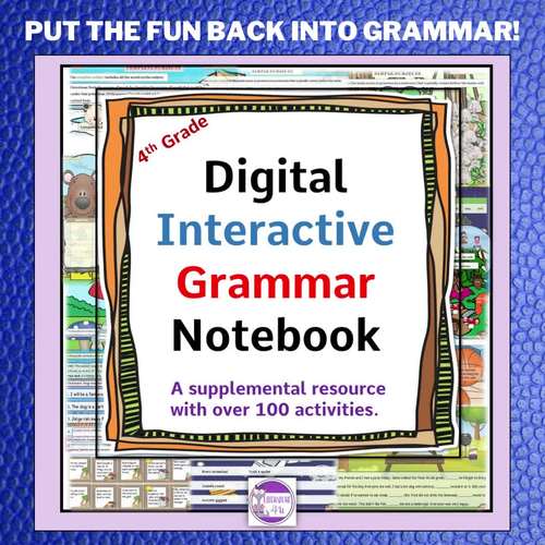 Digital Interactive Grammar Notebook Over 120 Digital Activities