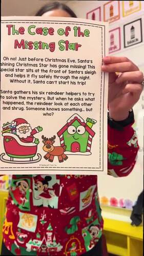 Christmas Escape Room 1st Grade | Breakout Packet | Low Prep Activity