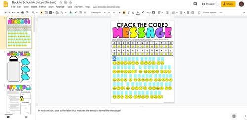 Digital Back to School Activities | Google Slides | Fillers | TPT