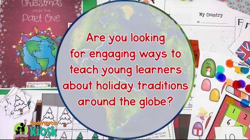 Christmas Around The World Activities Theme Unit by Kindergarten Kiosk