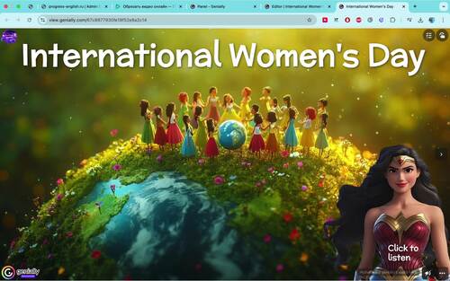 International Women's Day (8th of March) ESL activity for A2-B1 students