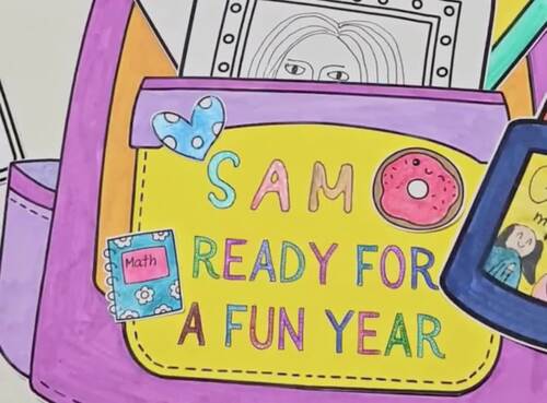 My Backpack Craft, All About Me, Goal Setting, End of Year Reflection ...