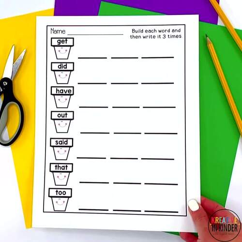 April Spring Math Center Activities and Games for Kindergarten | TPT