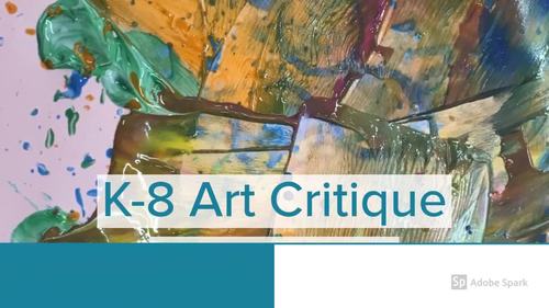K-8 Art Critique Center Set - DollarSale by Student Choice Central