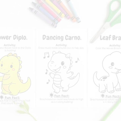Kawaii Dinosaur Coloring & Activity Book by Luca Studio Digital | TPT
