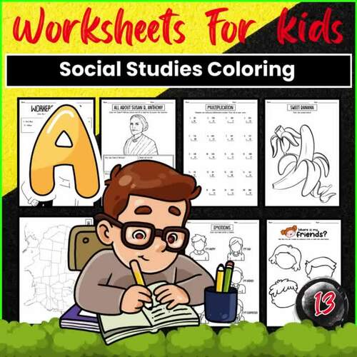 Social Studies Coloring Make a Easy Kid Activity Printable Face ...