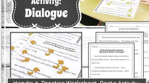 Writing Dialogue Activities by Mrs B's Brainy Bunch | TpT
