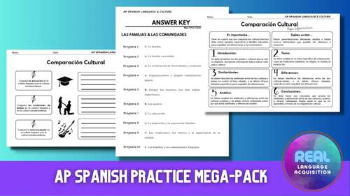AP Spanish Practice Mega-Pack by Real Language Acquisition | TPT
