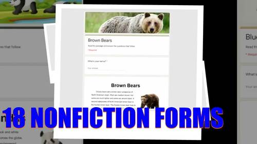 6th-7th Grade Nonfiction Reading Comprehension Passages & Questions ...