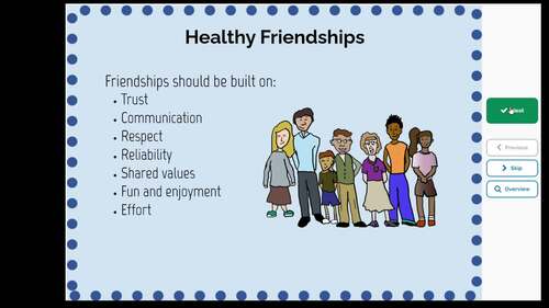 Healthy and Unhealthy Friendships by Speech Therapy with Anna | TPT