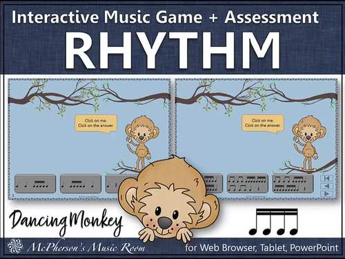 Music Distance Learning ~ Sixteenth Notes Interactive Rhythm Game ...