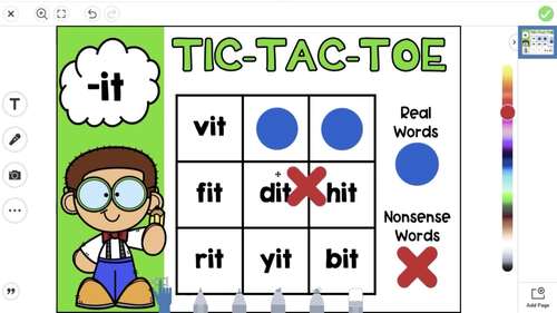 Short i Word Families Distance Learning Activities {Seesaw, Google Slides}