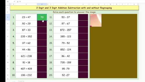 2 & 3 Digit Addition & Subtraction with & without Regrouping digital ...