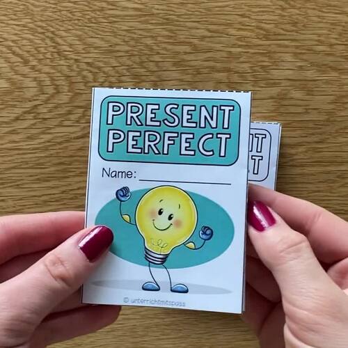 PRESENT PERFECT - Mini-Book by My Teaching Factory | TPT
