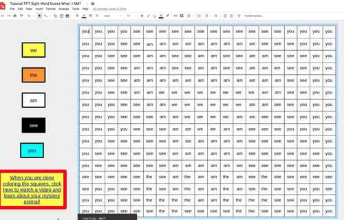 Kindergarten/ 1st Grade - Sight Word Guess What I AM? digital | TPT