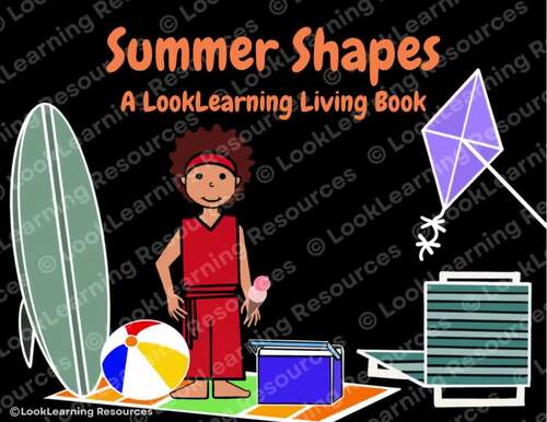 "Summer Shapes: A LookLearning Living Book"+ Adaptive Book/mp4/PDF/PreK ...
