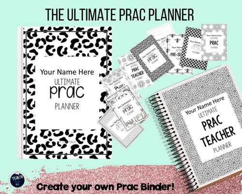 Prac Teacher Planner Preservice Teacher Practicum Placement Student ...
