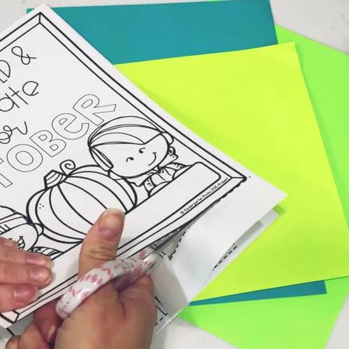 Kindergarten Simple Sentences Building Activities for October | Fall ...