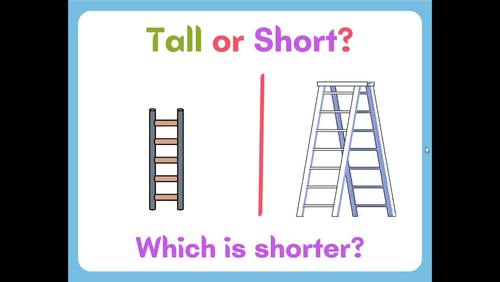 Tall or Short? Basic Concepts for K & Prek kids. With Printables ...
