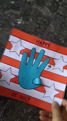 4th of July Handprint Crafts, Patriotic Crafts, Flag Crafts | TPT