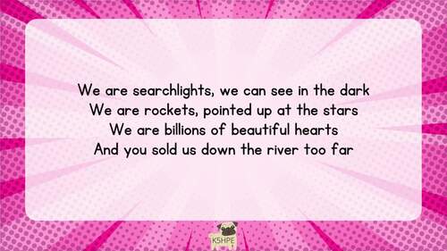 Music: What About Us, Vocal Music Education, Song About Social Change