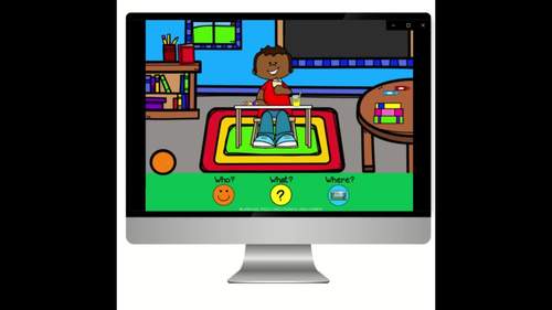 Spring Speech Therapy Boom Card Activity Noun + Verb Expanding ...