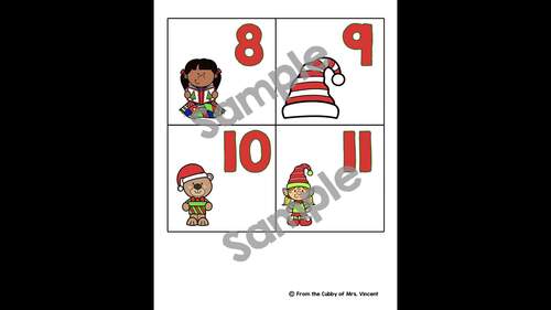 Christmas Numerals Seek and Find - Numerals 0-20 - Low Prep by From the ...