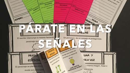 Notice and Note SIGNPOSTS in Spanish/ Estrategias de comprensión lectora