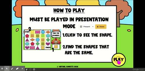 Digital activities for 2d Shapes| for Google Slides™ Self-Checking