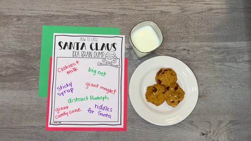 Christmas Craft Book Companion How to Catch Santa K First Second Grade