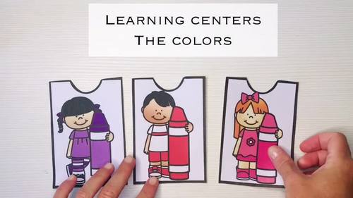 Learning Colors | Color centers activities by Ms Herraiz | TPT