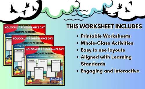 Holocaust Remembrance Day Writing Activities | Reflection, Empathy ...