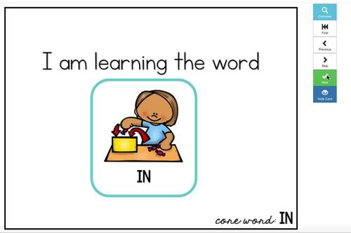 Core Word Vocabulary Kit - IN (Including Boom™ Deck) by Itty Bitty Speech