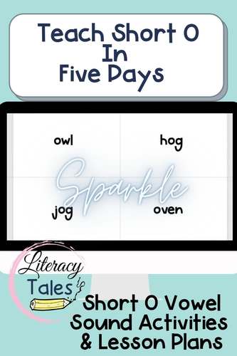 Short O Vowel Sound Activities Worksheets and Lesson Plans Unit | TpT