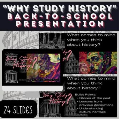 Why Study History Back-to-School Presentation by Decadence School House